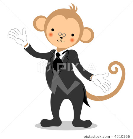 Tailcoat, butler, butlers - Stock Illustration [4310366] - PIXTA