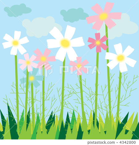 meadow card - Stock Illustration [4342800] - PIXTA