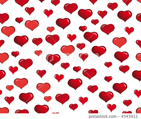 seamless hearts background - Stock Illustration [4345912] - PIXTA