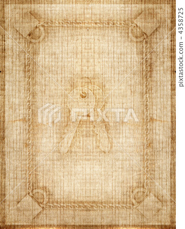 vintage aged background old paper. Chain and lock - Stock Illustration ...