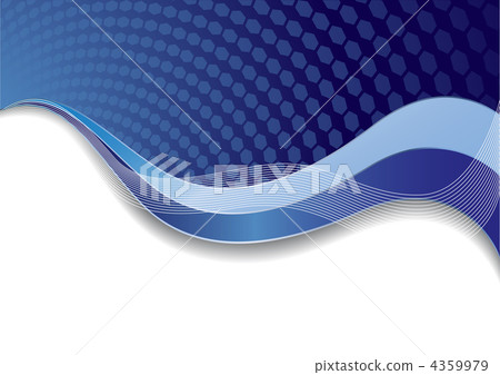 Vector blue template with texture - Stock Illustration [4359979] - PIXTA