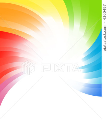 Vector rainbow background - Stock Illustration [4360497] - PIXTA