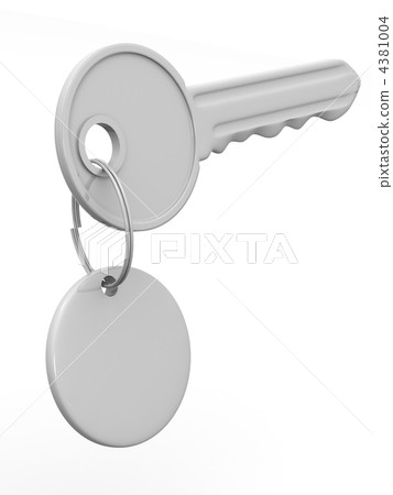 Key with Label - Stock Illustration [4381004] - PIXTA