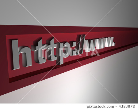 The virtual address-插圖素材 [4383978] - PIXTA圖庫