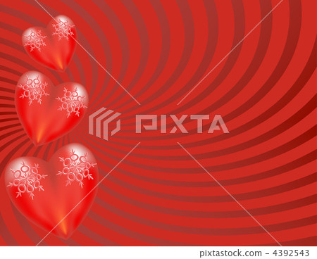 Heart Burst Background - Stock Illustration [4392543] - PIXTA