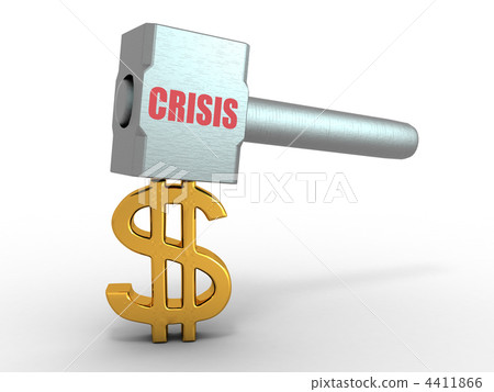 Hammer with sign dollar - Stock Illustration [4411866] - PIXTA