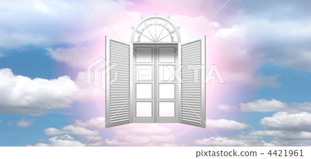 Semicircular windows Western style windows with... - Stock Illustration ...