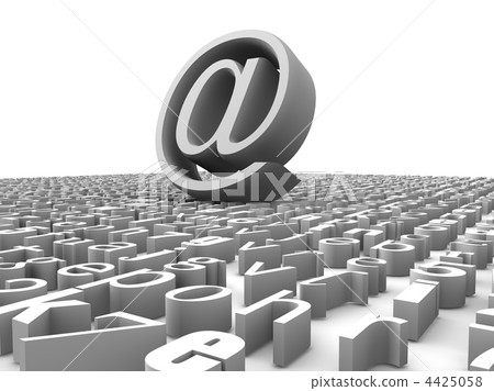 symbol for internet on background from letters - Stock Illustration ...
