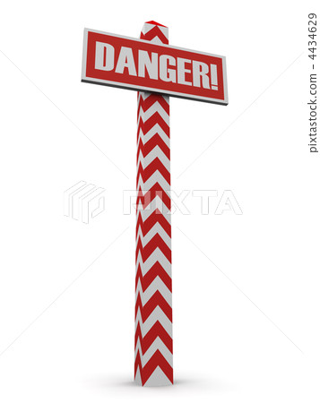 Post "danger" - Stock Illustration [4434629] - PIXTA