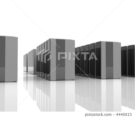 rendering, servers, cg - Stock Illustration [4440815] - PIXTA