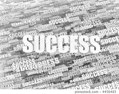Abstract background from words success. 3d - Stock Illustration ...