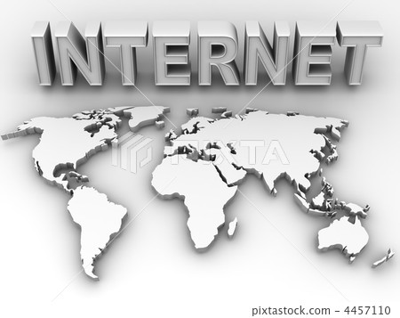 World. Internet - Stock Illustration [4457110] - PIXTA