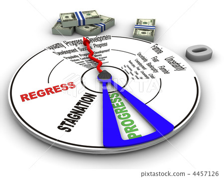 Progress. money - Stock Illustration [4457126] - PIXTA