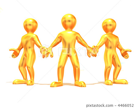 Three men - Stock Illustration [4466052] - PIXTA