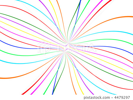 abstract color lines - Stock Illustration [4479297] - PIXTA