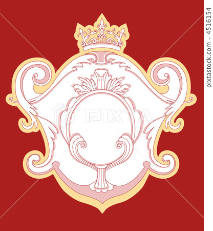 Heraldic frame - Stock Illustration [4516154] - PIXTA
