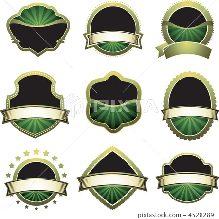 badge, border, copyspace - Stock Illustration [4528289] - PIXTA