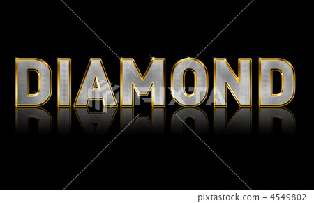 Bling Diamond Text-插圖素材 [4549802] - PIXTA圖庫