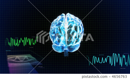 the crystal brain render for medical and... - Stock Illustration ...