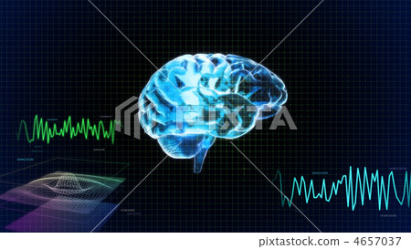 the crystal brain render for medical and... - Stock Illustration ...