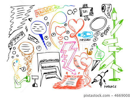 color dialog icons - Stock Illustration [4669008] - PIXTA