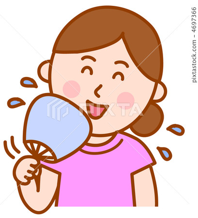 A woman fans at a fan club - Stock Illustration [4697366] - PIXTA