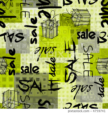 art vintage word pattern background - Stock Illustration [4759741] - PIXTA