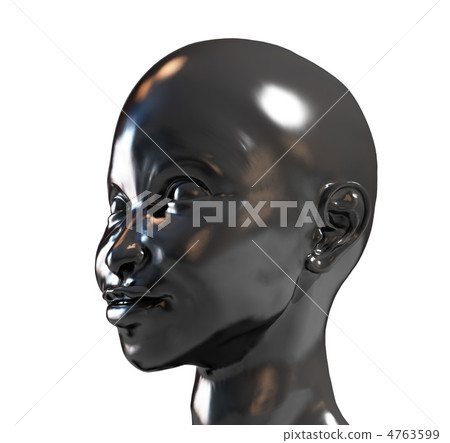 girl head - Stock Illustration [4763599] - PIXTA