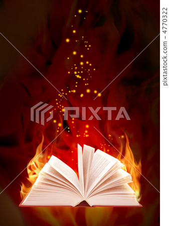 Book of magic fire - Stock Illustration [4770322] - PIXTA