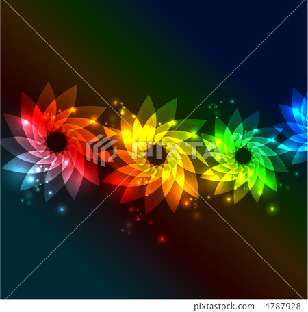 Vector abstract glowing background - Stock Illustration [4787928] - PIXTA