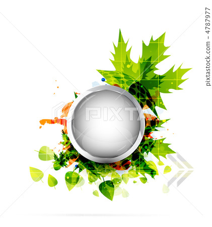 Vector nature abstract circle background - Stock Illustration [4787977 ...