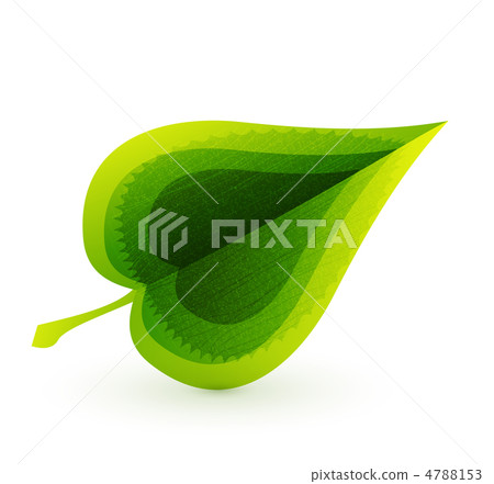 Vector leaf concept. Nature abstract symbol - Stock Illustration ...