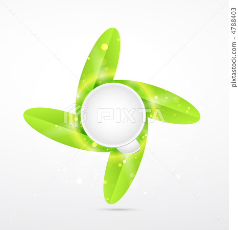 Vector leaf concept. Nature abstract symbol - Stock Illustration ...