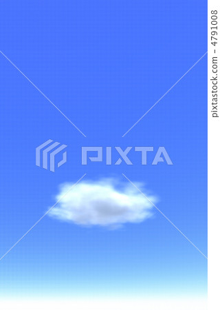One cloud - Stock Illustration [4791008] - PIXTA