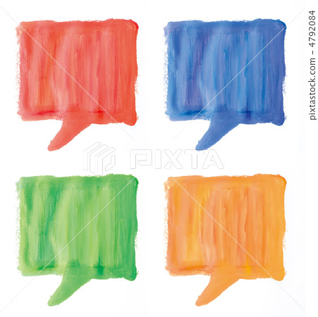 Callout with paint - Stock Illustration [4792084] - PIXTA