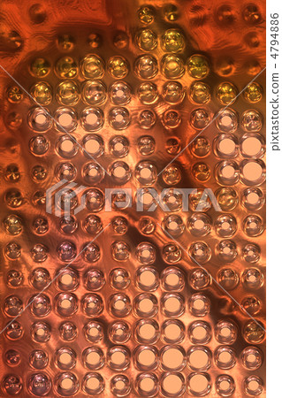 copper bump plate, hammered metal - Stock Illustration [4794886] - PIXTA