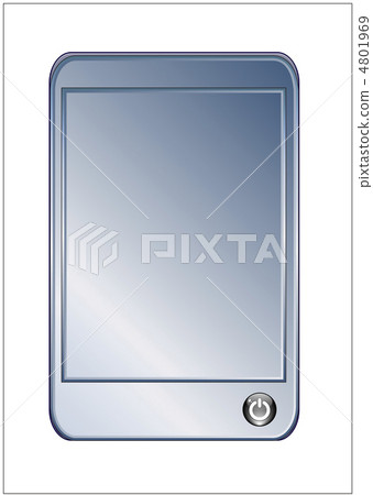 Smartphone silver screen - Stock Illustration [4801969] - PIXTA