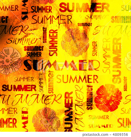 art vintage word pattern background - Stock Illustration [4809356] - PIXTA