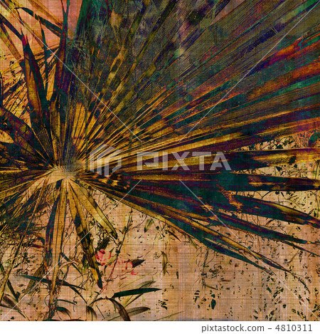 art grunge forest background card - Stock Illustration [4810311] - PIXTA