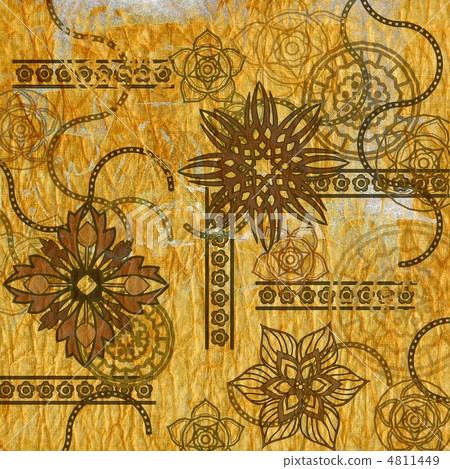 flower pattern, everyday life, abstract - Stock Illustration [4811449 ...