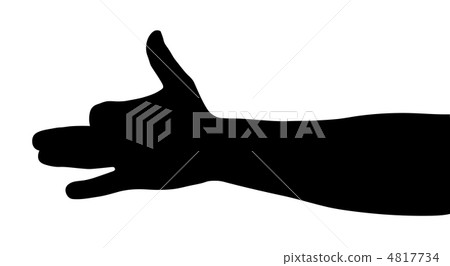 Vector hand gesture. Dog - Stock Illustration [4817734] - PIXTA