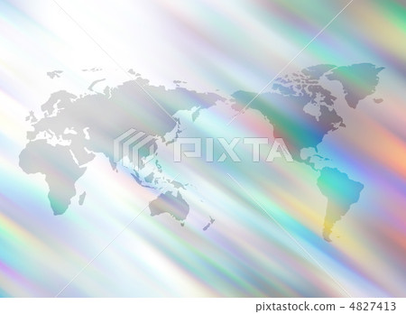 world map, light color, brilliance - Stock Illustration [4827413] - PIXTA