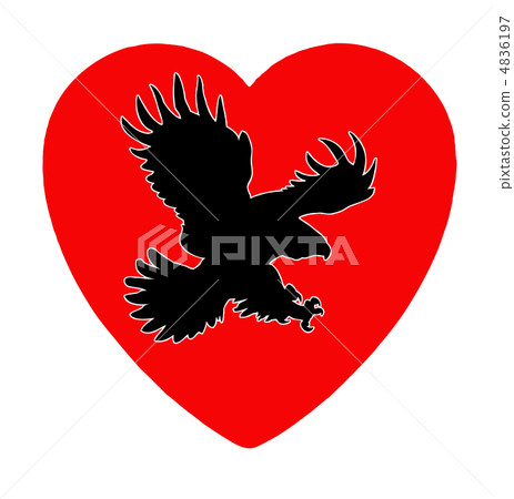 vector illustration of the ravenous bird... - Stock Illustration ...