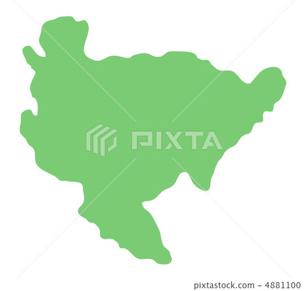 Map of Saga Prefecture - Stock Illustration [4881100] - PIXTA