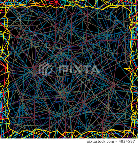 Chaotic Abstract Background - Stock Illustration [4924597] - PIXTA