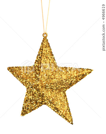 Gold Christmas star - Stock Illustration [4966619] - PIXTA
