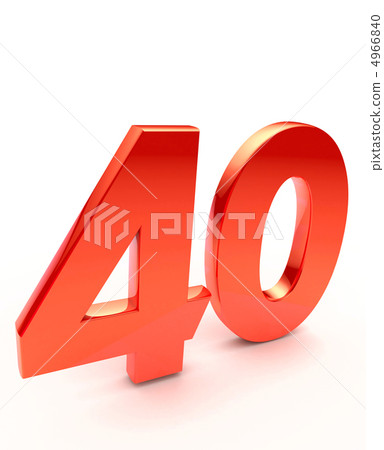 Red forty - Stock Illustration [4966840] - PIXTA