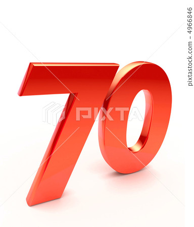 Red seventy - Stock Illustration [4966846] - PIXTA