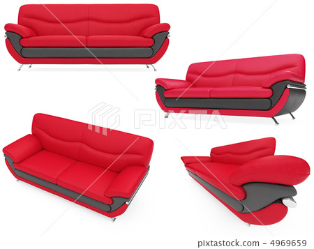 Collection of isolated sofas - Stock Illustration [4969659] - PIXTA