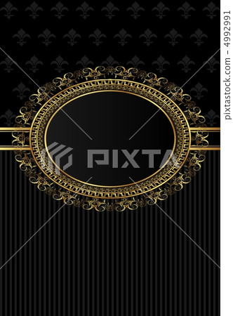 luxury vintage frame for design packing - Stock Illustration [4992991 ...